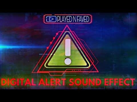 Digital Alert Sound Effect / Sound Of Computer Digital Alerts / Alert ...