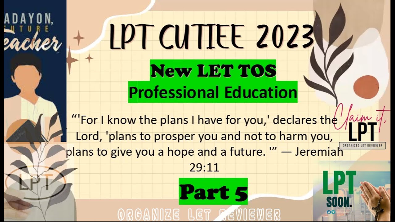 Professional Education-Part 5 | LET REVIEWER 2023 | New Curriculum-LPT ...