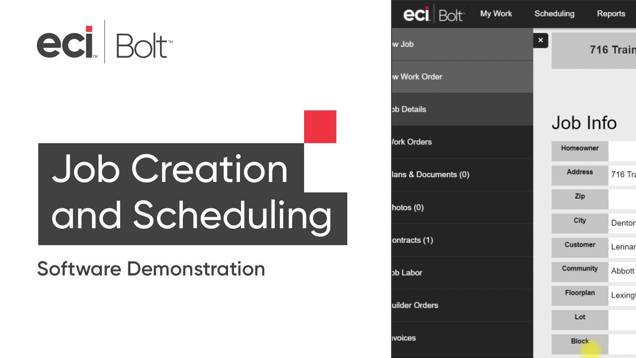 Bolt Trade Contractor Software Feature, Job Creation and Scheduling ...