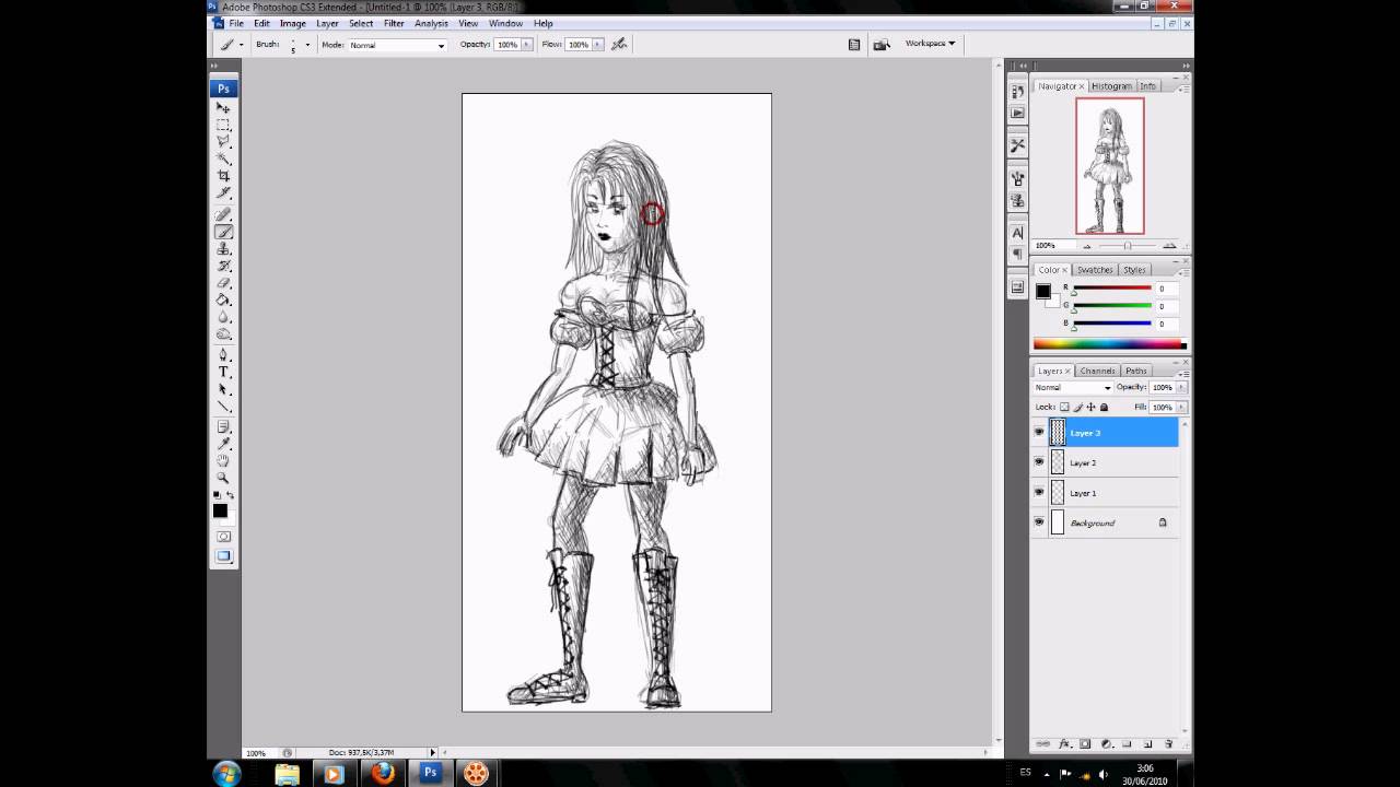 Tutorial: How to do a quick sketch (Part 3/3) - YouTube