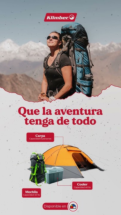 Con Klimber, la aventura tiene de todo. Exclusivo en Sodimac. - YouTube