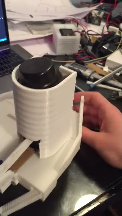 Coffee Machine Project: Servo Arm Printed - YouTube