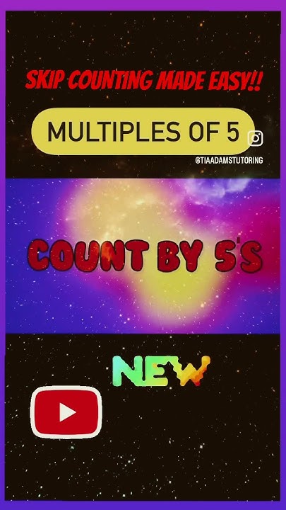 Counting By 5’s (Old Town Road)- Multiplication Math Facts Practice to ...