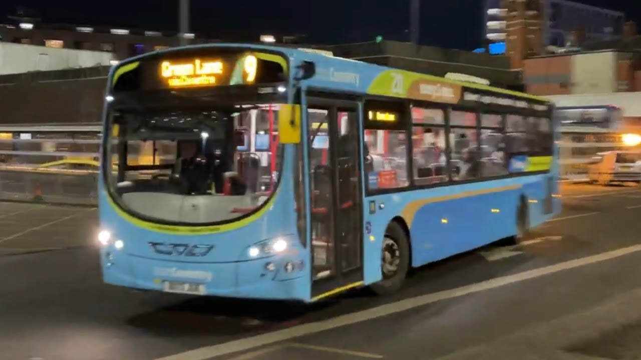 Evening buses around Coventry City Centre | 08/12/22 - YouTube
