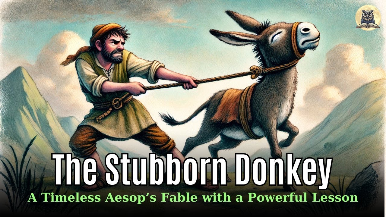 The Stubborn Donkey – A Timeless Aesop’s Fable with a Powerful Lesson ...