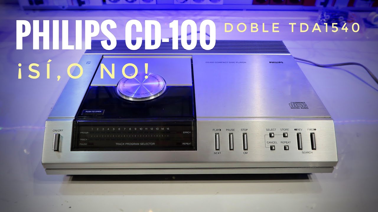 CD-100 de PHILIPS.- El mítico reproductor de CD -- ¿Merece la pena ...