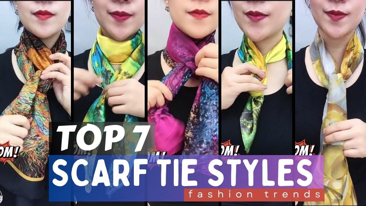 Top 7 popular ways to wear a Scarf | Easy stylish ways to tie a scarf ...