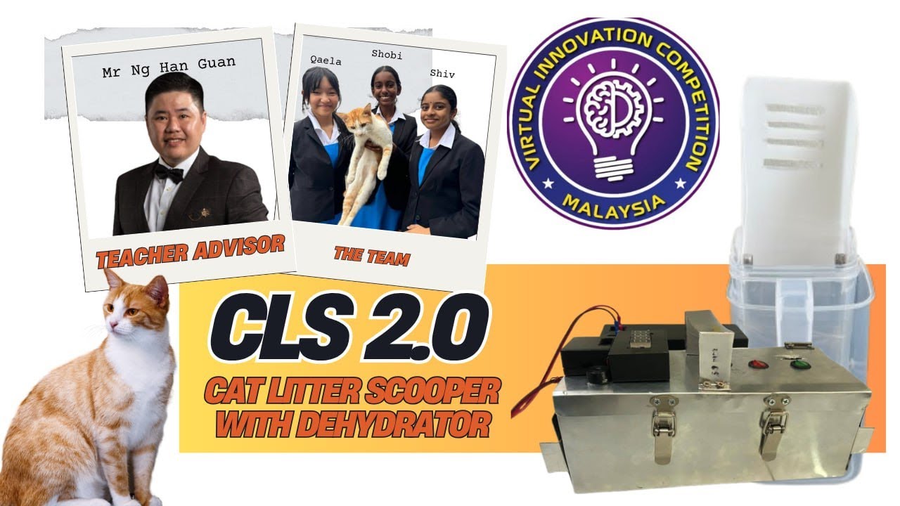 CLS 2.0 -CAT LITTER SCOOPER WITH A DEHYDRATOR - YouTube