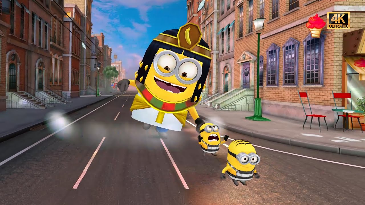 Minion Rush Downtown Cleopatra Minion - PC 4K Fullscreen - YouTube