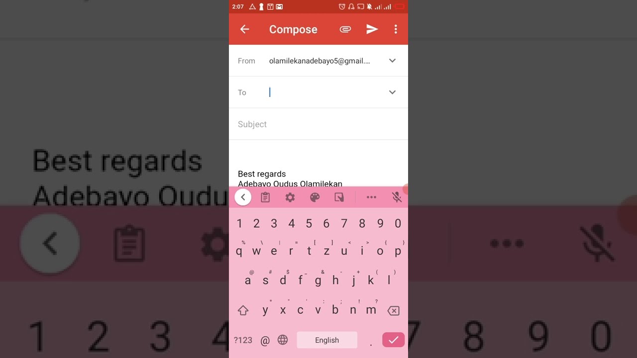 How To Send Email in Gmail using Android 2022 - YouTube