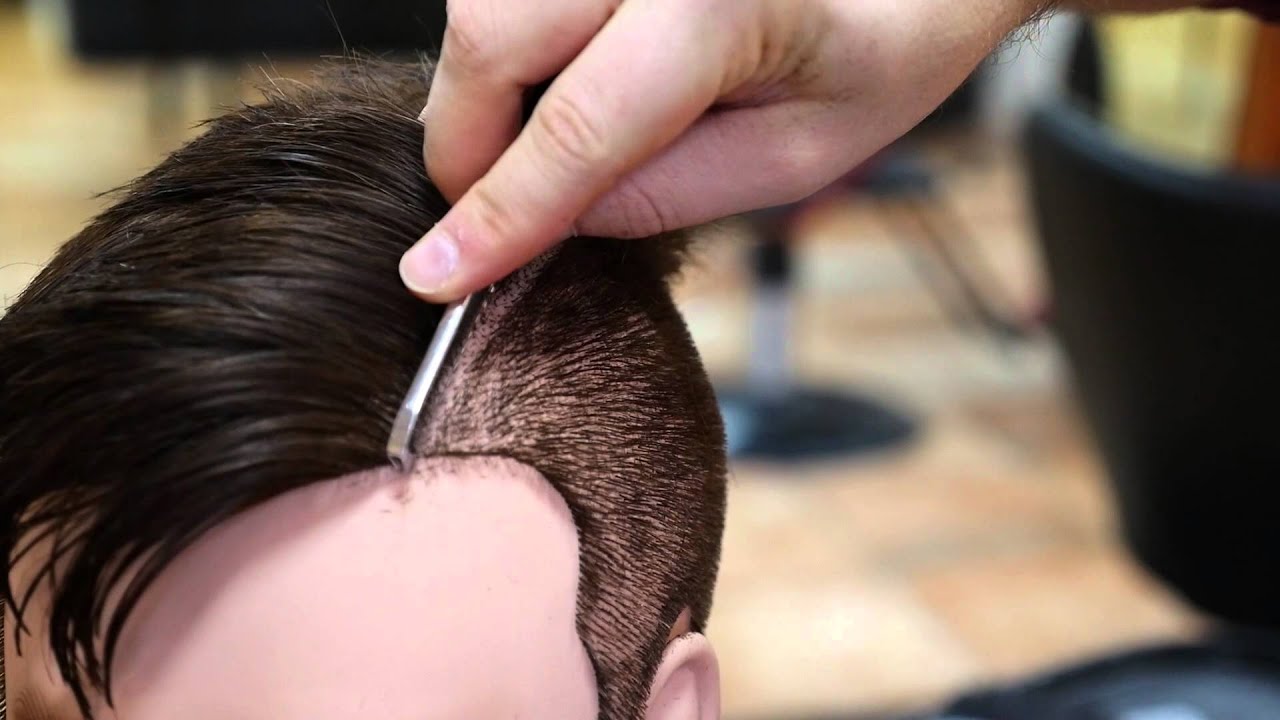 Hachim Mastour - Mens Haircut Tutorial - TheSalonGuy - YouTube