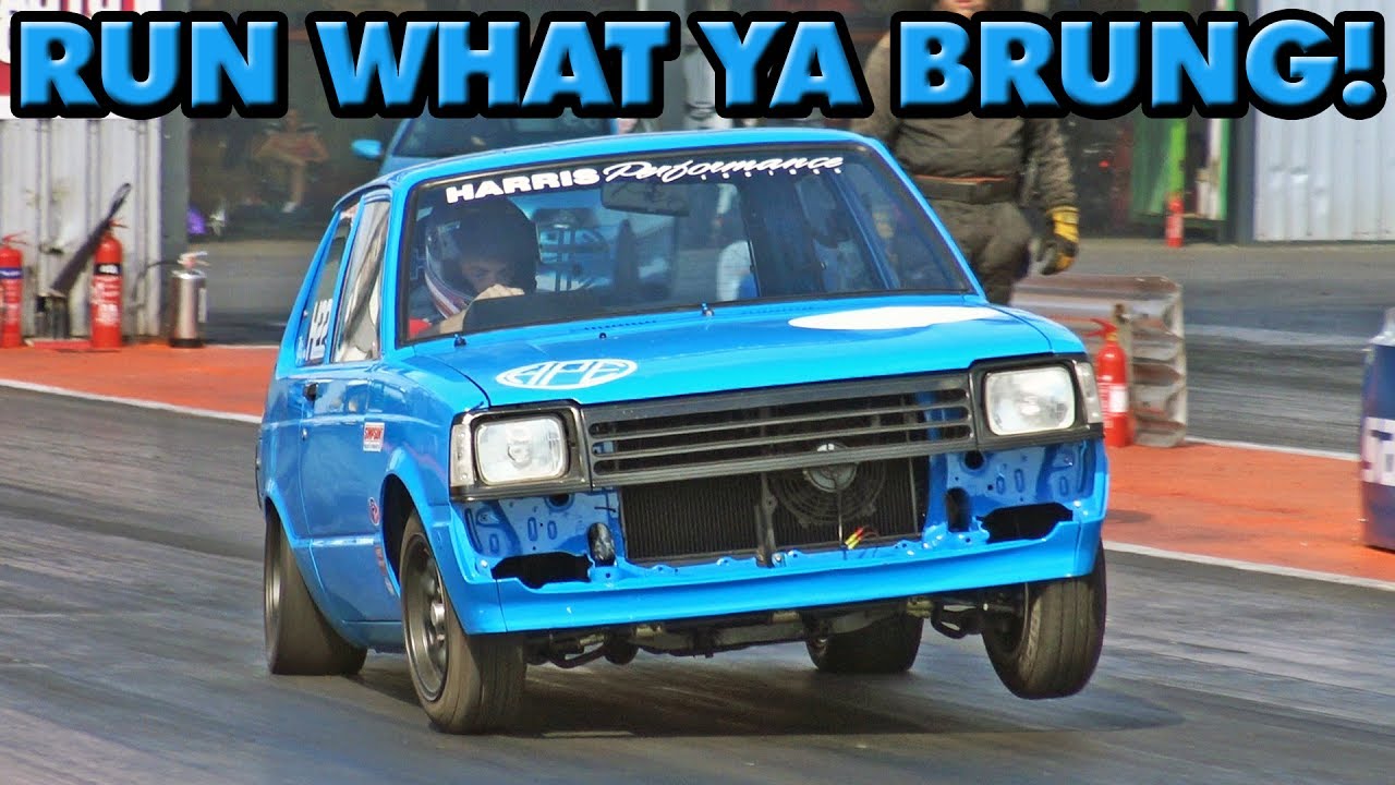 Run What Ya Brung Drag Racing at Retro Show 2017 - YouTube