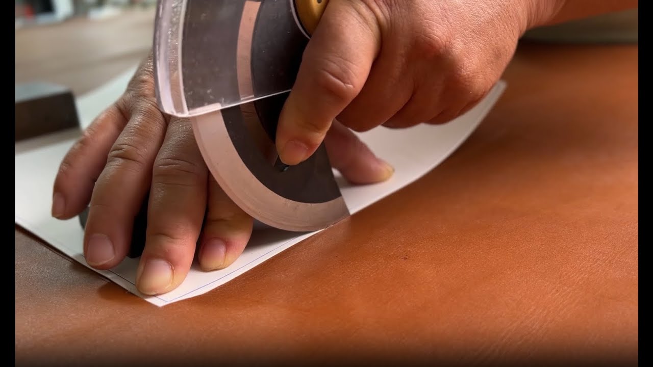 Making Handmade Birkin Bag with Barenia Leather - Part 1 leather craft ...