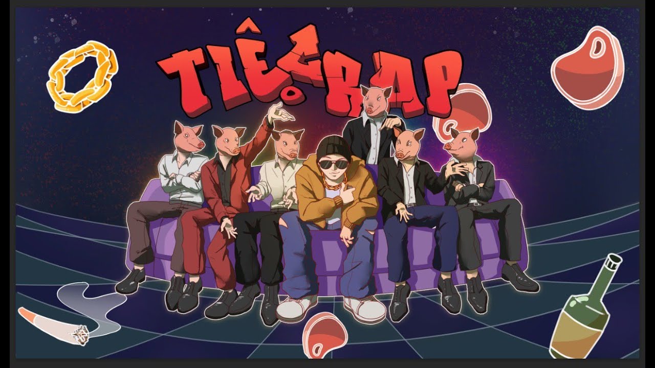 D-Bling -- TIỆC RAP ( MV Lyrics ) - YouTube