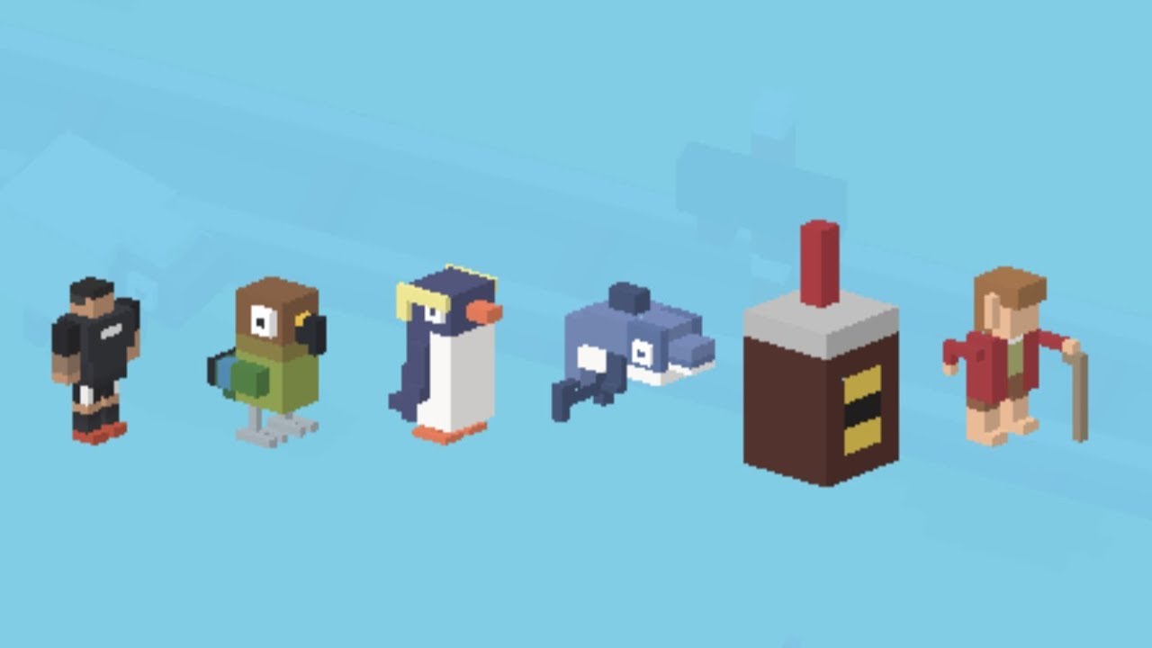 Crossy Road - All 6 New New Zealand Characters - YouTube