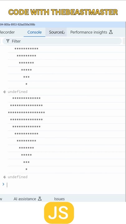 Create a diamond 💎 pattern #javascript #learn #programming #coding #theDeveloper - YouTube