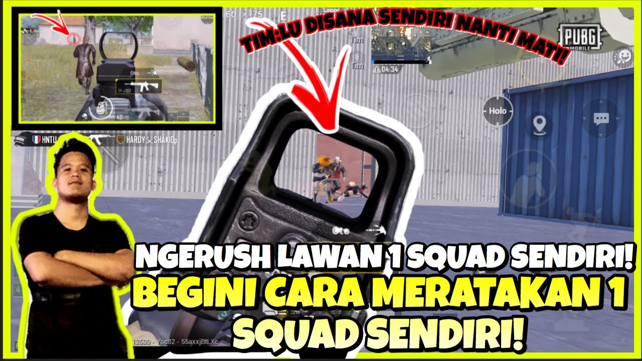 BEGINI CARA NGERUSH LAWAN 1 SQUAD SENDIRI! |Faris abdullah - YouTube
