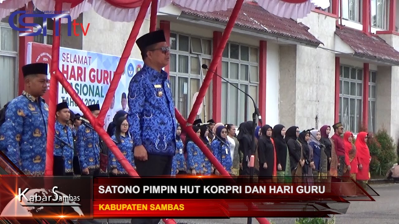 CSMTV # PIMPIN UPACARA HUT KORPRI DAN HARI GURU, INI PESAN SATONO - YouTube