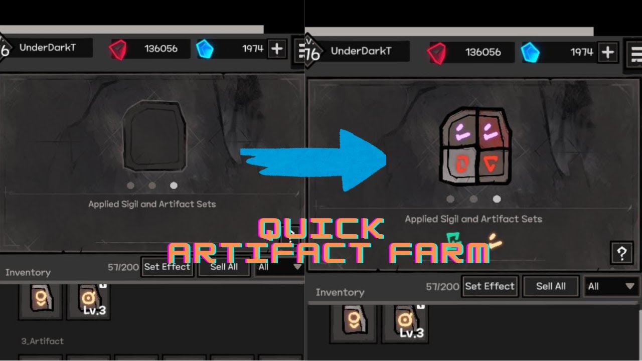 use THIS item to farm ARTIFACTS quickly - UnderDark: Defense - YouTube