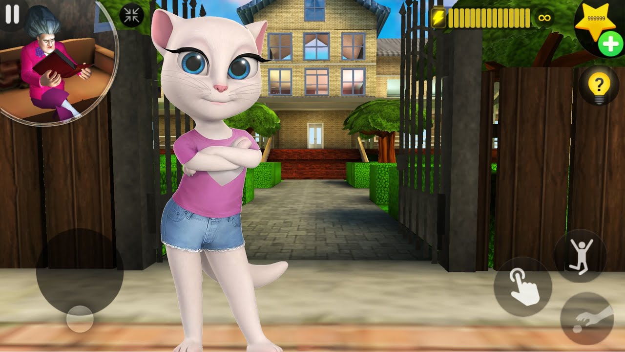Talking Angela in Scary Teacher 3D Chapter Update Android Game - YouTube