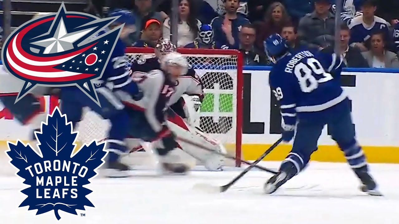 Toronto Maple Leafs vs Columbus Blue Jackets APR 5 2025 w/Superbman ...