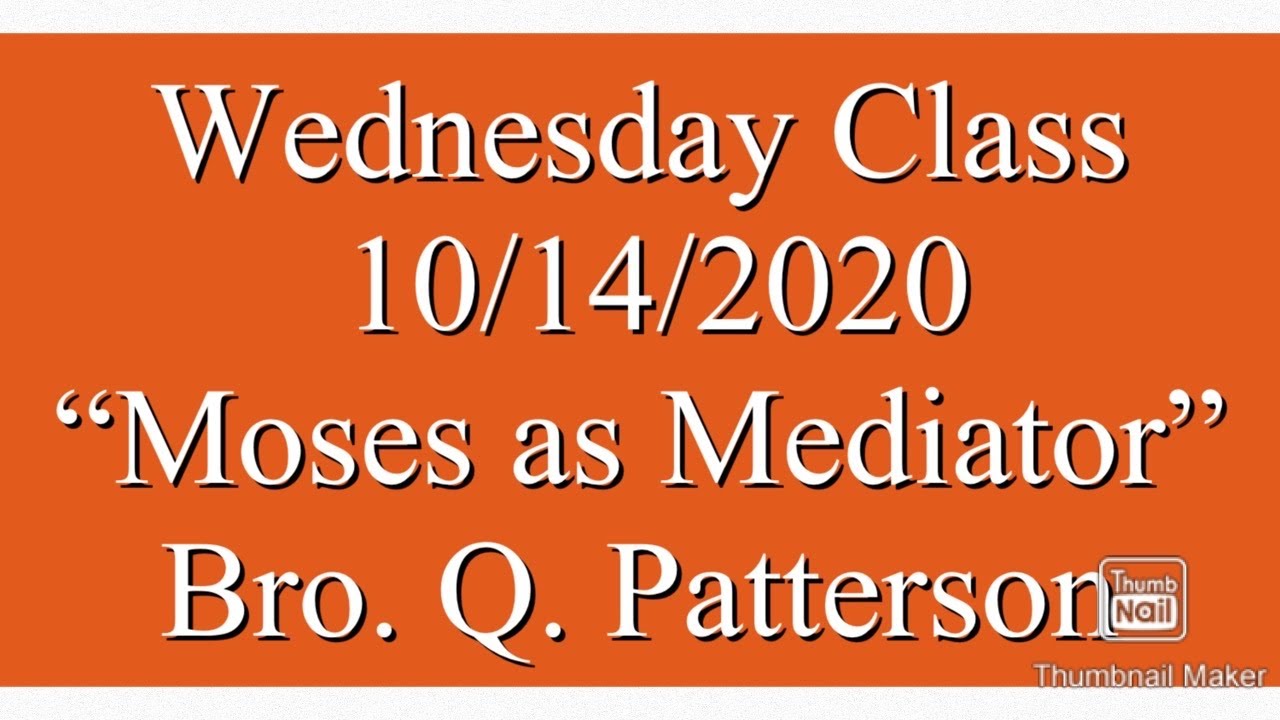 “Moses as Mediator” Chap. 3, PT. 2 Deuteronomy 18:15,19 - YouTube