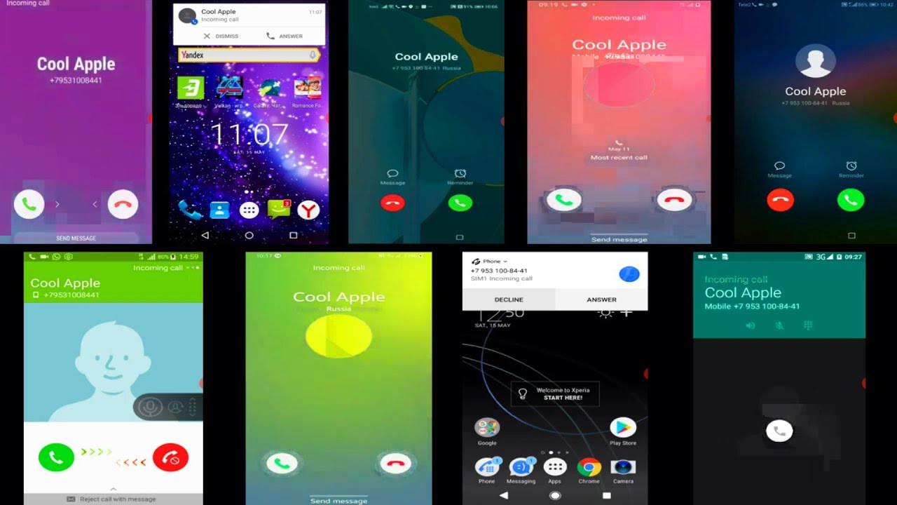 Screen recorder mix #88 / Incoming calls - YouTube