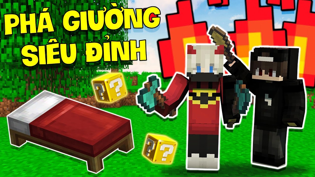 JAYGRAY VÀ KAYYXD PHÁ GIƯỜNG SIÊU ĐỈNH TRONG MINECRAFT BEDWAR CÙNG ...