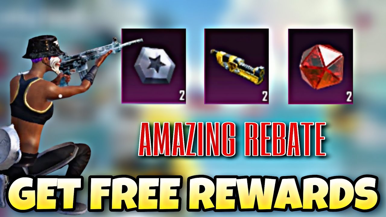AMAZING REBATE EVENT EXPLAIN IN PUBG MOBILE | GET FREE REWARDS AMAZING ...
