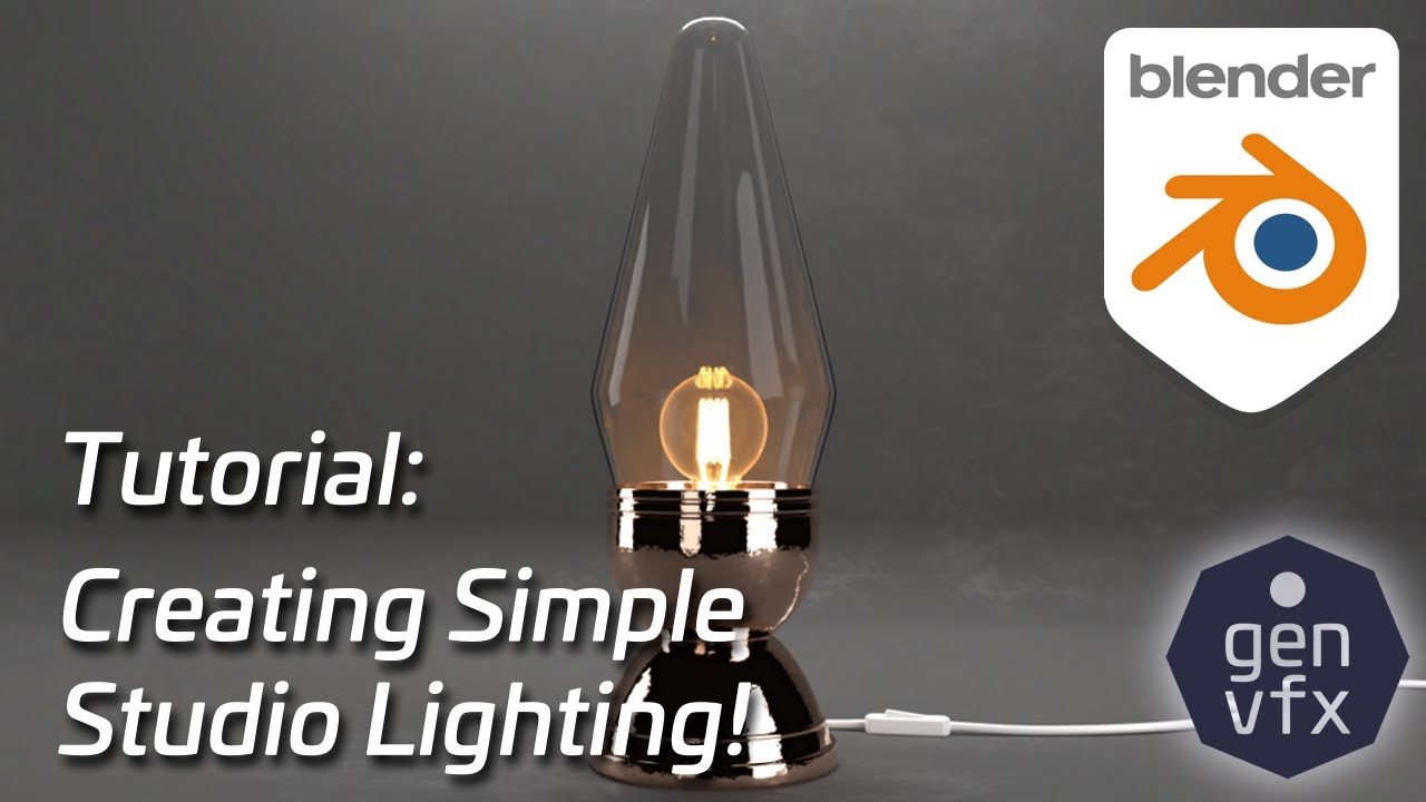 TUT021 - Studio lighting with Audio! Yes Fixed! - YouTube