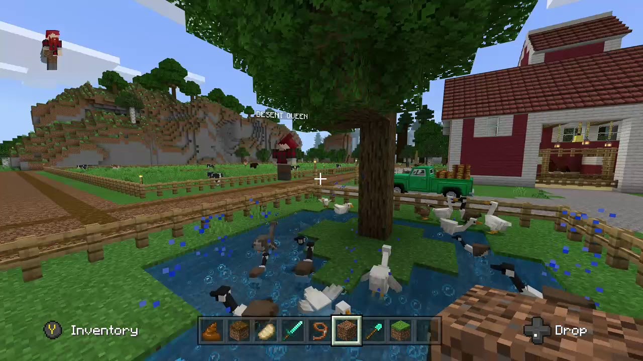 MINECRAFT: FarmLand 🚜 🛩️ Geese And Ducks Pond: 35 - YouTube