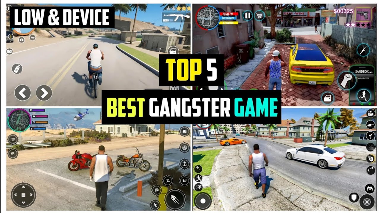 Top 5 Open World Gangster Games for Android Download 2024 ! Best ...