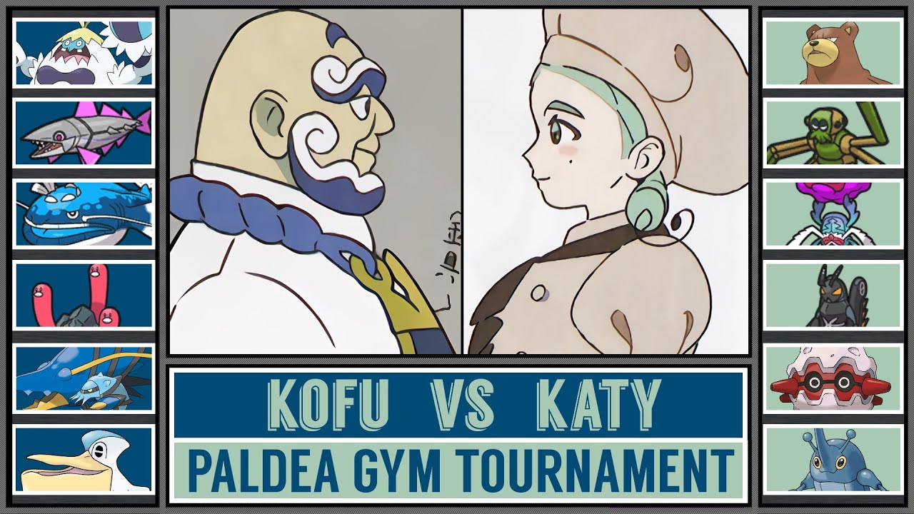 Gym Leader KOFU vs Gym Leader KATY [Paldea Gym Leader Battle Tournament ...