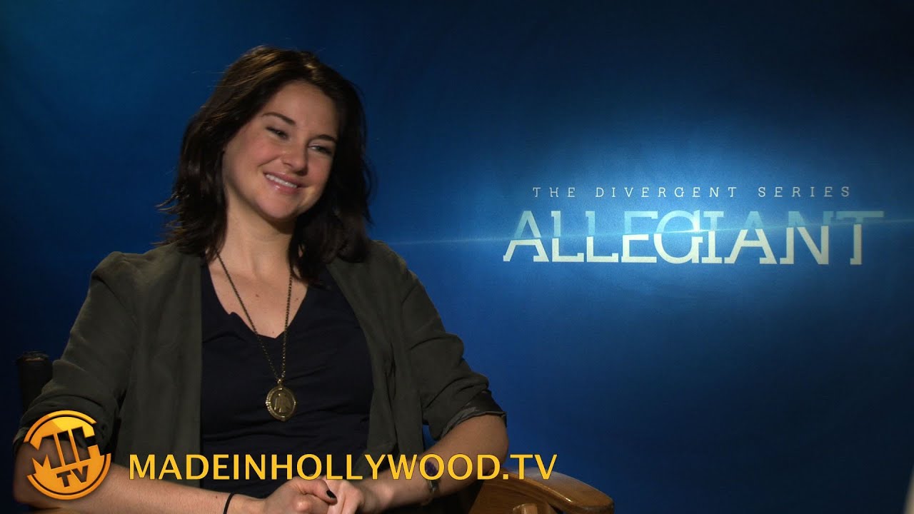 Shailene Woodley Interview for The Divergent Series: Allegiant - YouTube