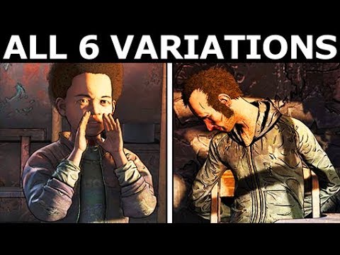 Let AJ Wake Abel - All 6 Variations - The Walking Dead Final Season 4 ...