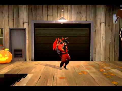 TF2 Halloween The Infernal Imp Pyro set - YouTube