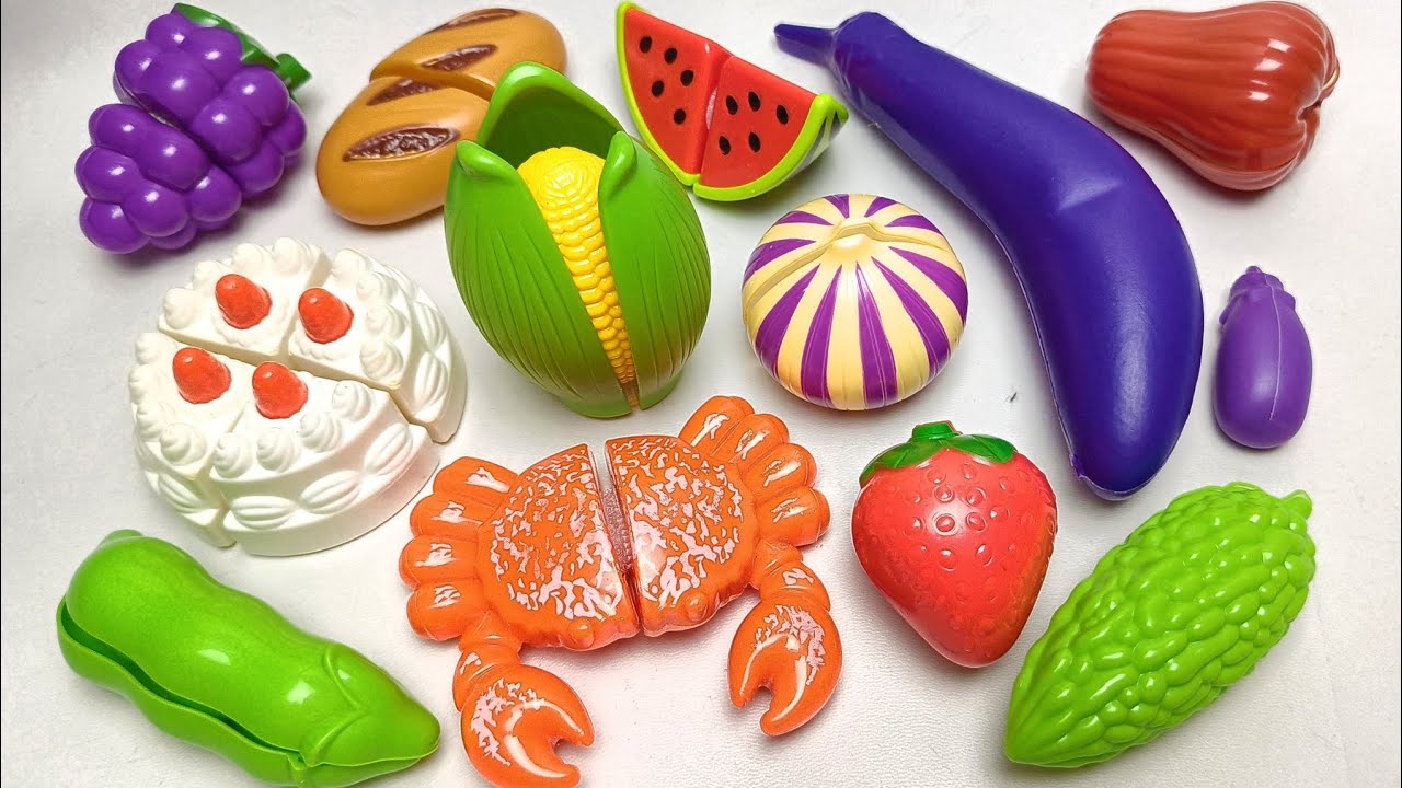 Oddly Satisfying Video ASMR | How to Cutting Fruits and Vegetables | Crabs 🦀 EGGPLANT 🍆 ...