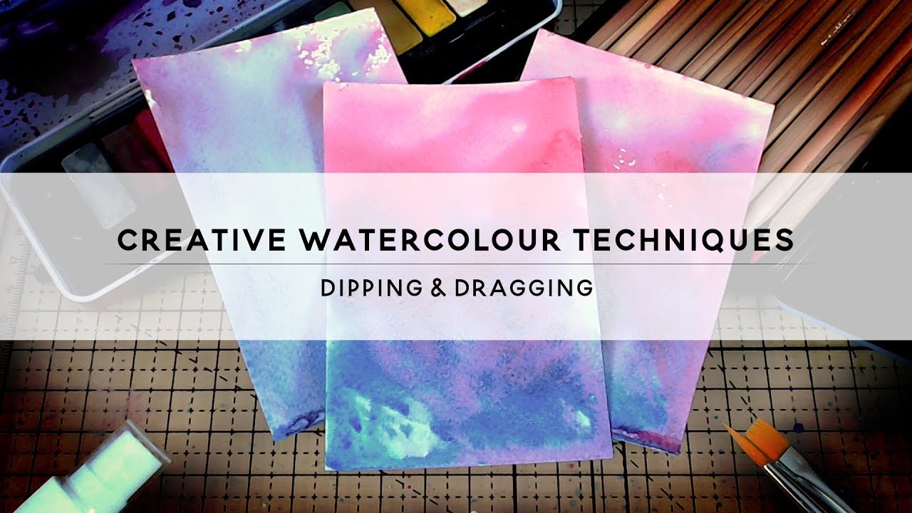 15 Creative Watercolour 15 Watercolour Dip And Drag - YouTube