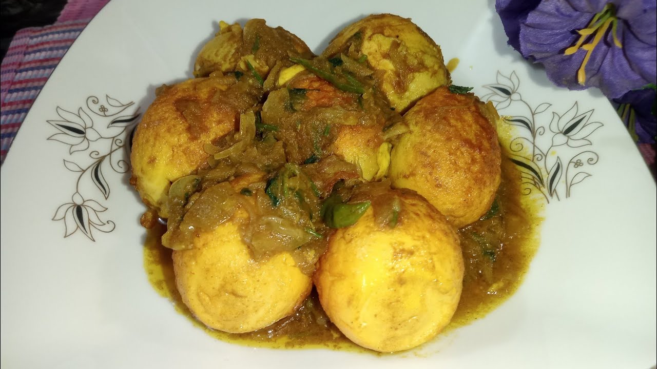 #nazatcookinglife&blog || ঝটপট মজাদার ডিম ভুনা রেসিপি || Bengali Style ...