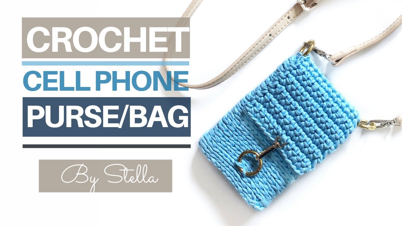 Crochet Phone Case For Beginners.easy crochet tutorial phone pouch ...