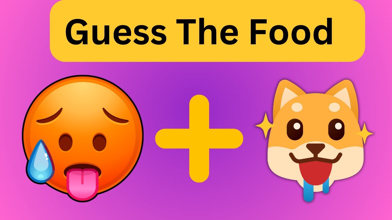 Ultimate Emoji Food Quiz: Name That Food!🧅🌭Guess the food in 10 seconds ...