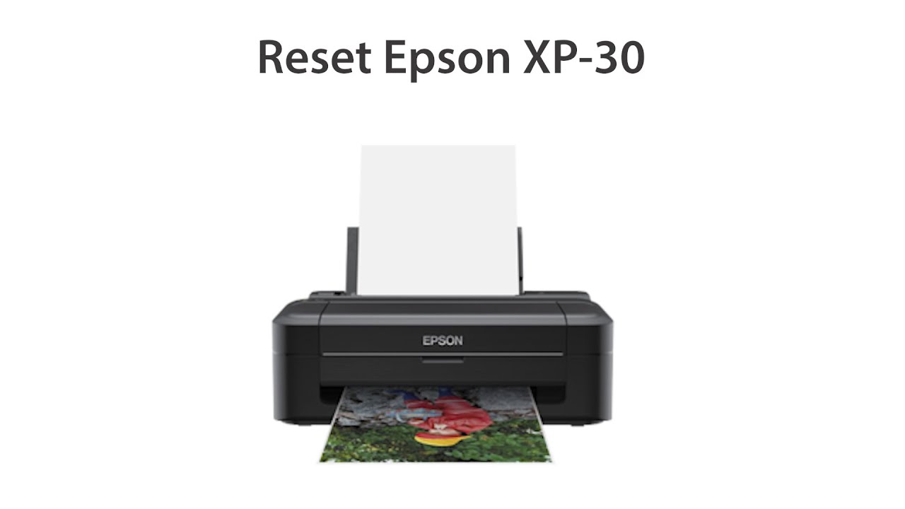 Reset Epson XP 30 Wicreset Key - YouTube