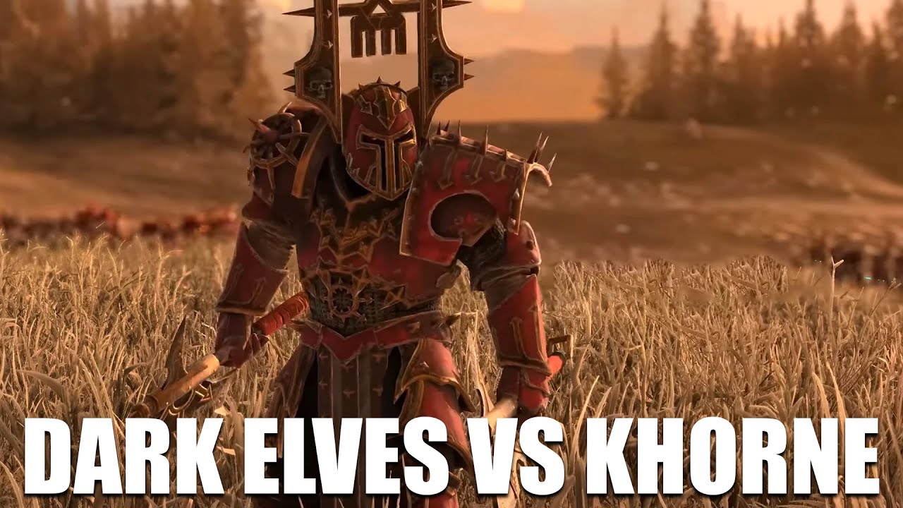 Best Total War | DARK ELVES VS KHORNE | KHORNE DESTROY | TOTALWAR ...