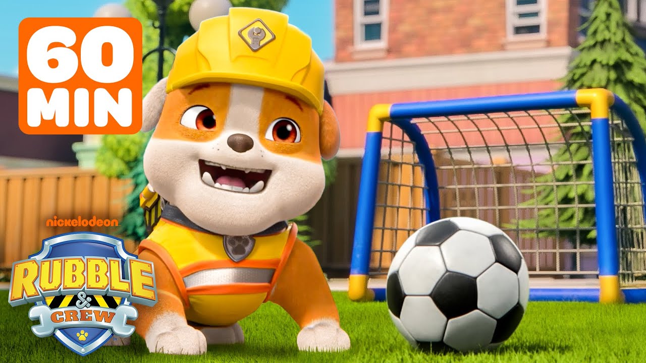 Rubble's BEST Sports Moments! w/ Charger, Wheeler & Mix | 1 Hour ...