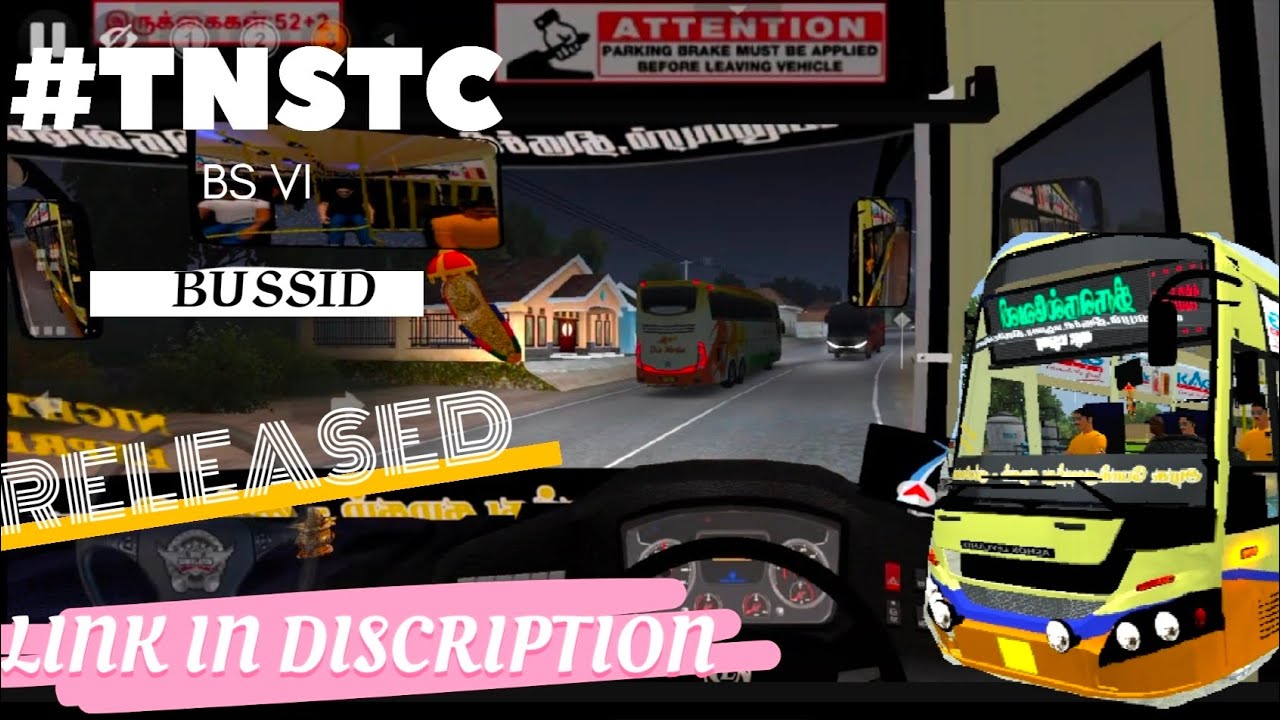 BUSSID FIRST TNSTC BS 6 MOD || RELEASED||AARON THE GAMER - YouTube