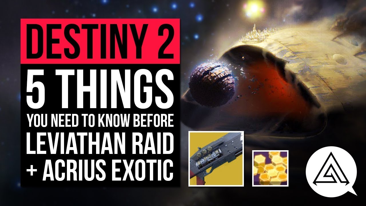 DESTINY 2 | 5 Things You Need to Know Before The Leviathan Raid ...