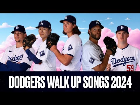 2024 Dodgers Walk Up Songs (Pitchers) [First Half] - YouTube
