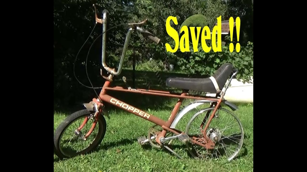 Raleigh Chopper - Mark 2 in rough shape - YouTube