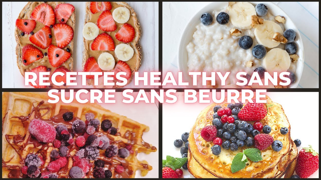 4 RECETTES de petit déjeuner pour PERDRE DU POIDS par une diététicienne ...