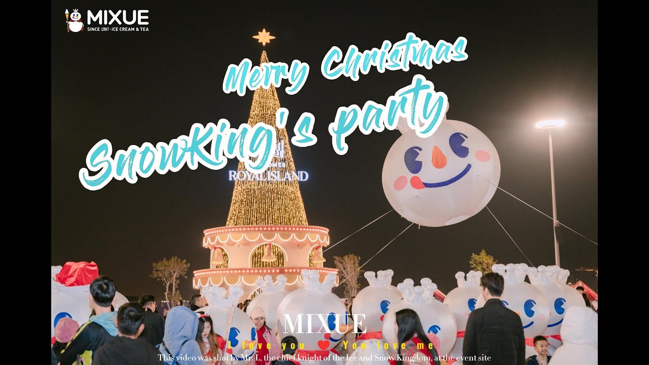 🎄MIXUE SnowKing shows up at Christmas party in Vietnam🎄#mixue - YouTube